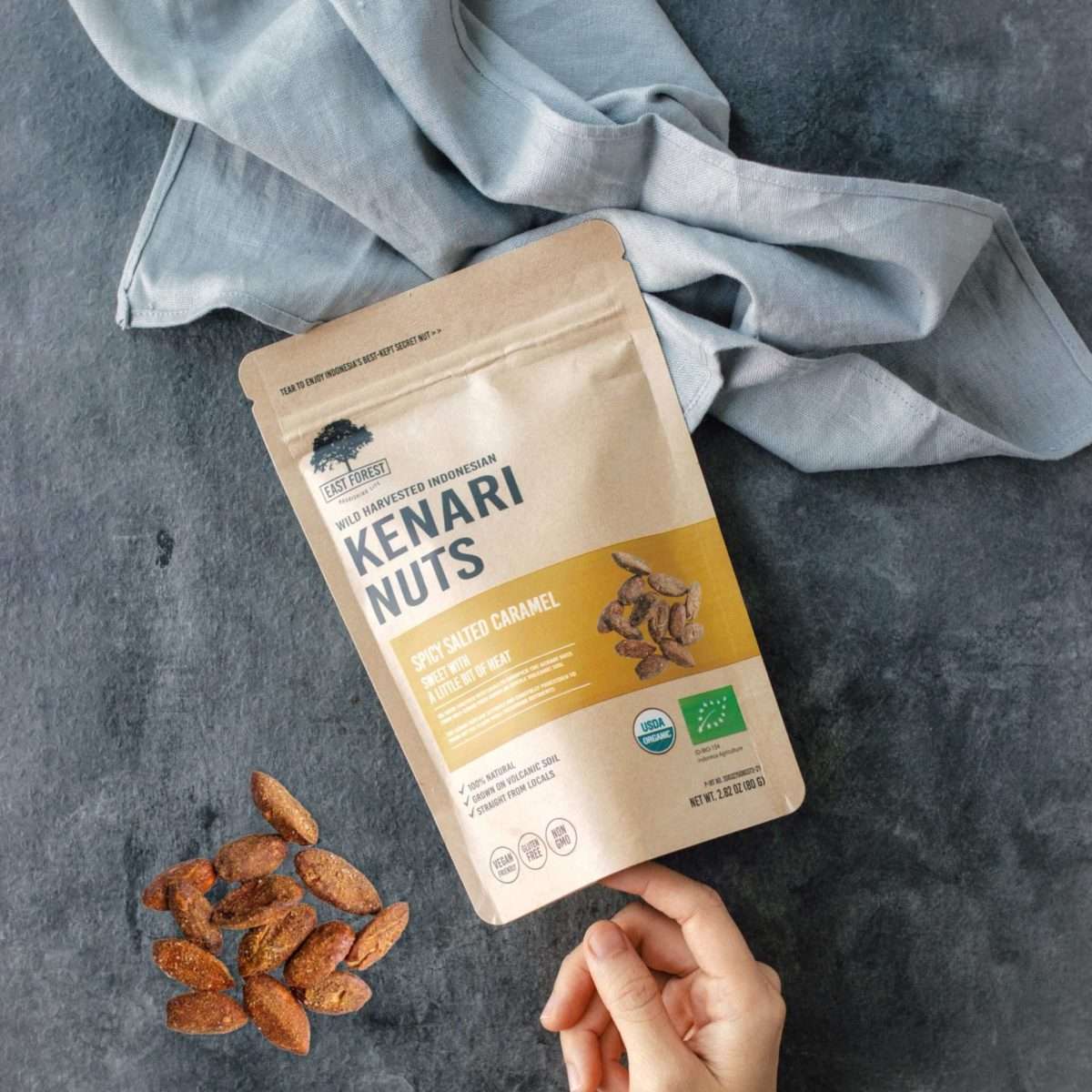 Kenari Nuts– Spicy Salted Caramel – Nungesser Food